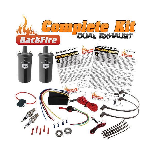 Flamme kaster sæt - Back Fire Dual Universal Automotive Exhaust Flame ...